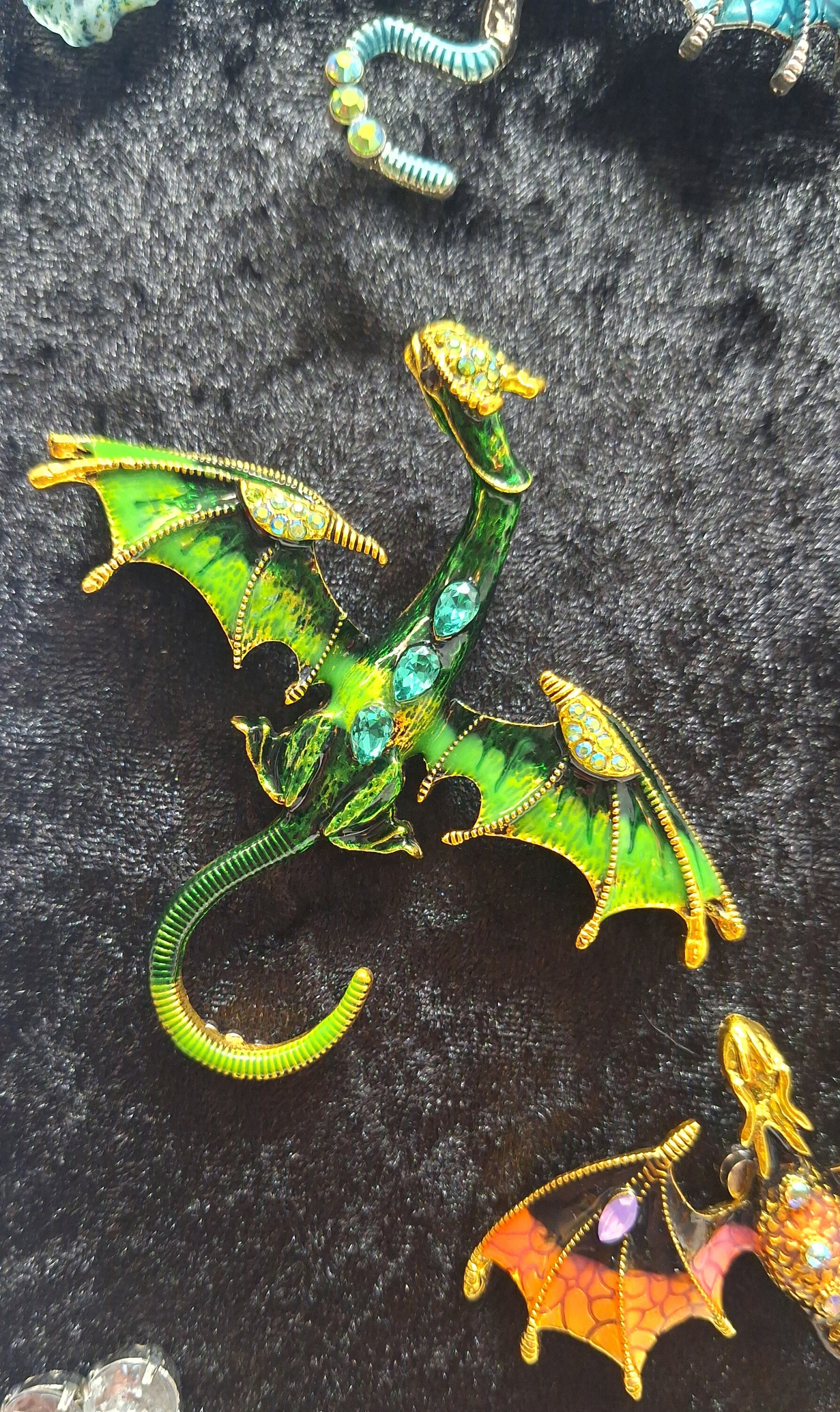 Dragon Magnets, Repurposed Brooches, Fun Magnets, Refrigerator Magnets ...