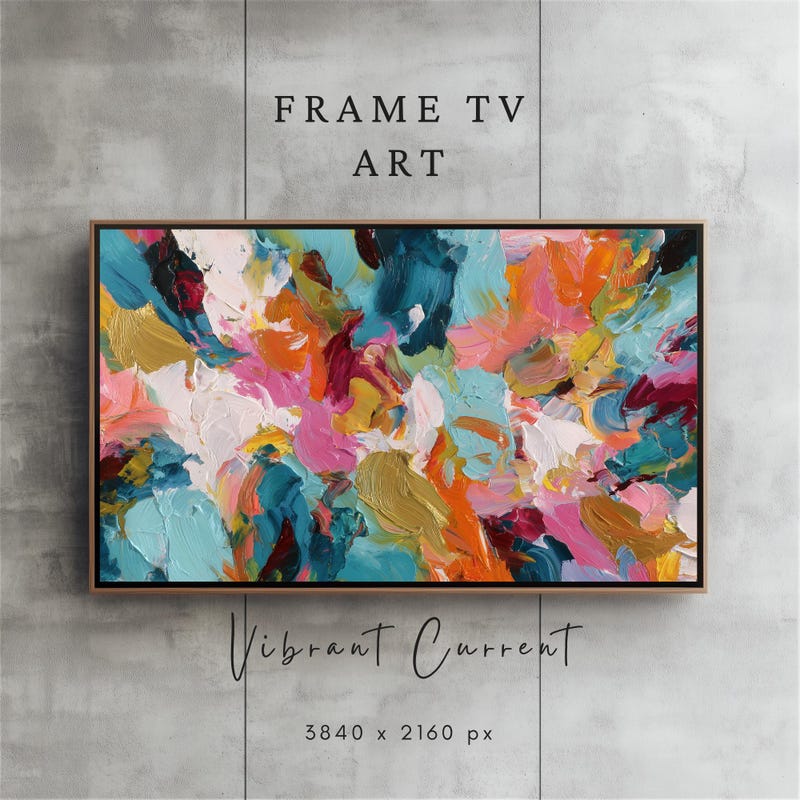 Colorful Abstract Painting - Etsy