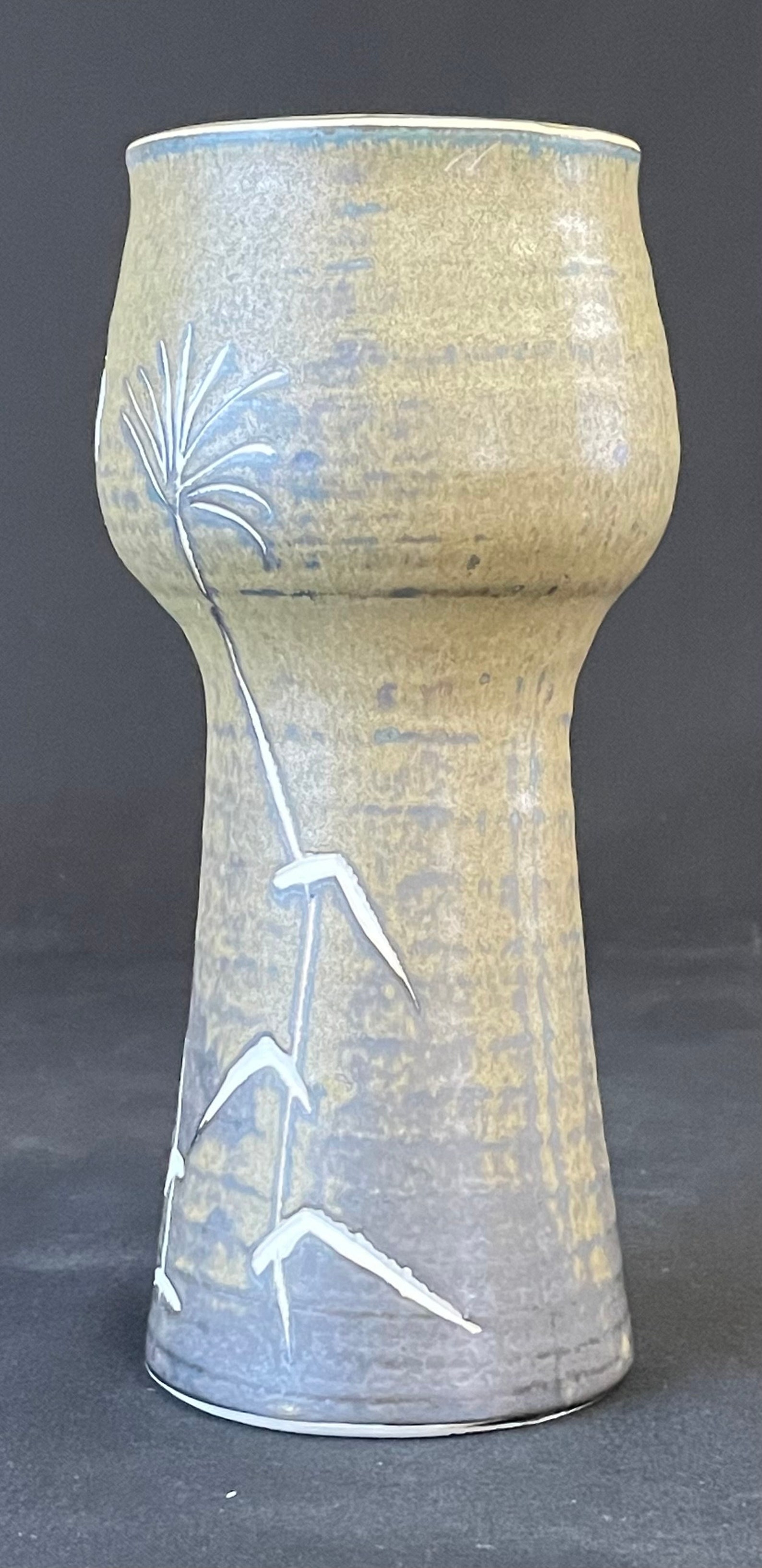 Japan Vintage Minimalist Ceramic Wabisabi Vase Ikebana Craft 1960 ...