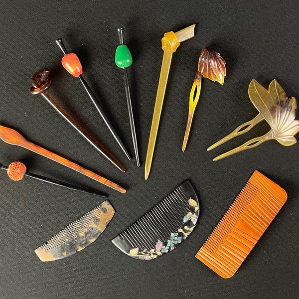 Geisha Hair Pins - Etsy