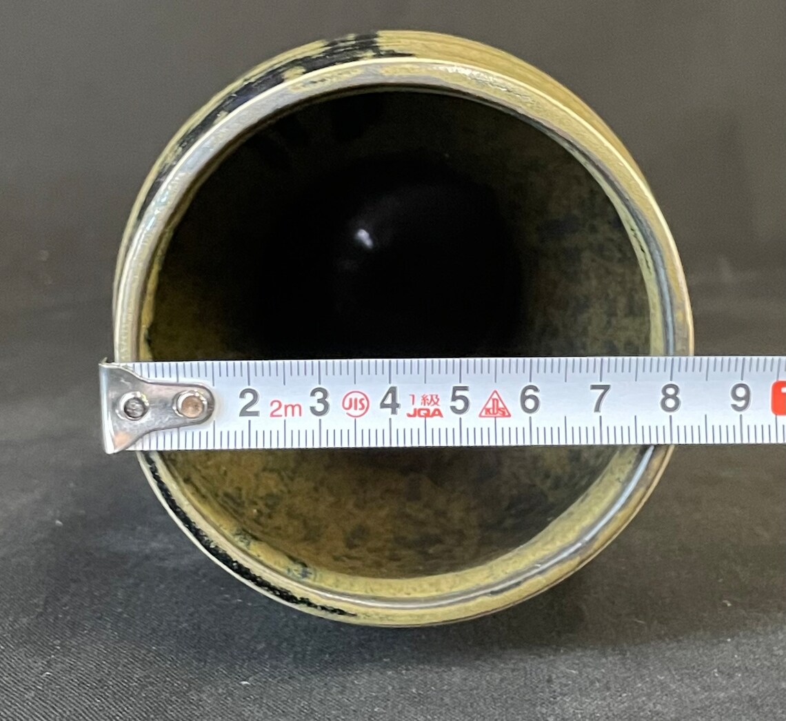 Japan Vintage Minimalist Ceramic Wabisabi Vase Ikebana Craft 1960 ...