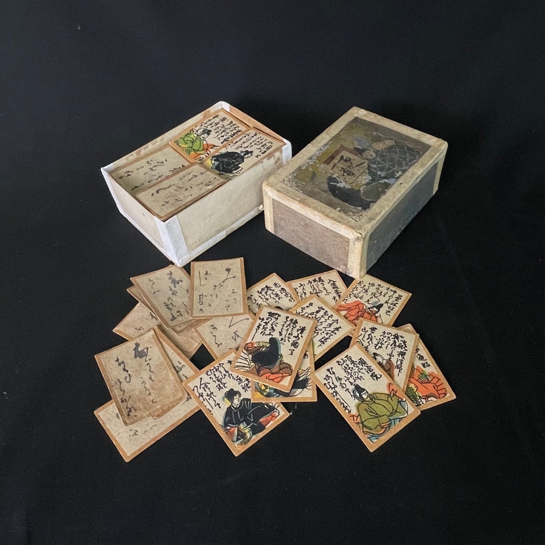 Japan Vintage Karuta Hyakunin Isshu Card Game 1920 Uta-garuta - Etsy