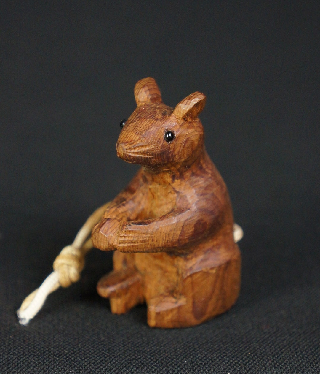 Japan Vintage Netsuke Wood Nezumi Mouse 1970 Hand Craft - Etsy