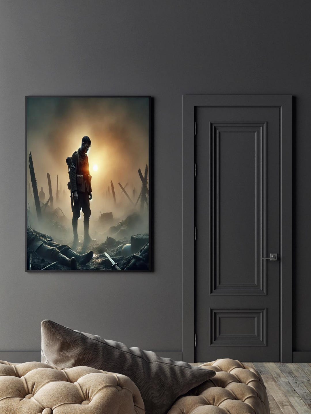 Fallen Battlefield Wall Art - Reflection of Sacrifice - Etsy