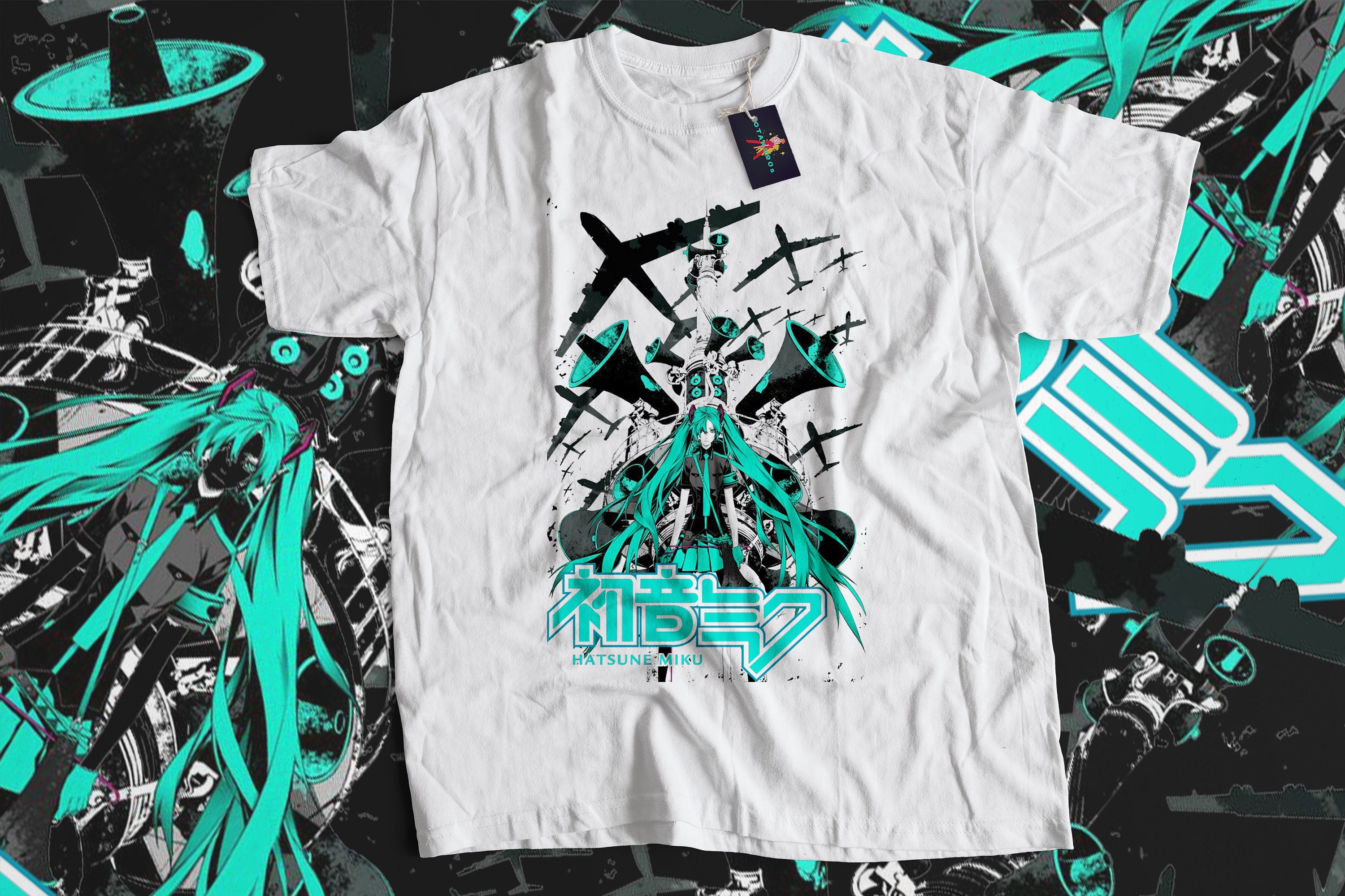 Hatsune Miku Shirt, Manga T-shirt, Japanese Streetwear, Japanese Style ...