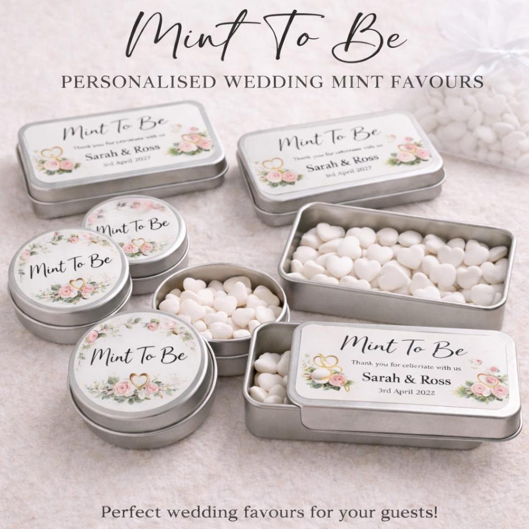 Mint to Be – Personalised Wedding Mint Favours, Party Favours, Mint ...