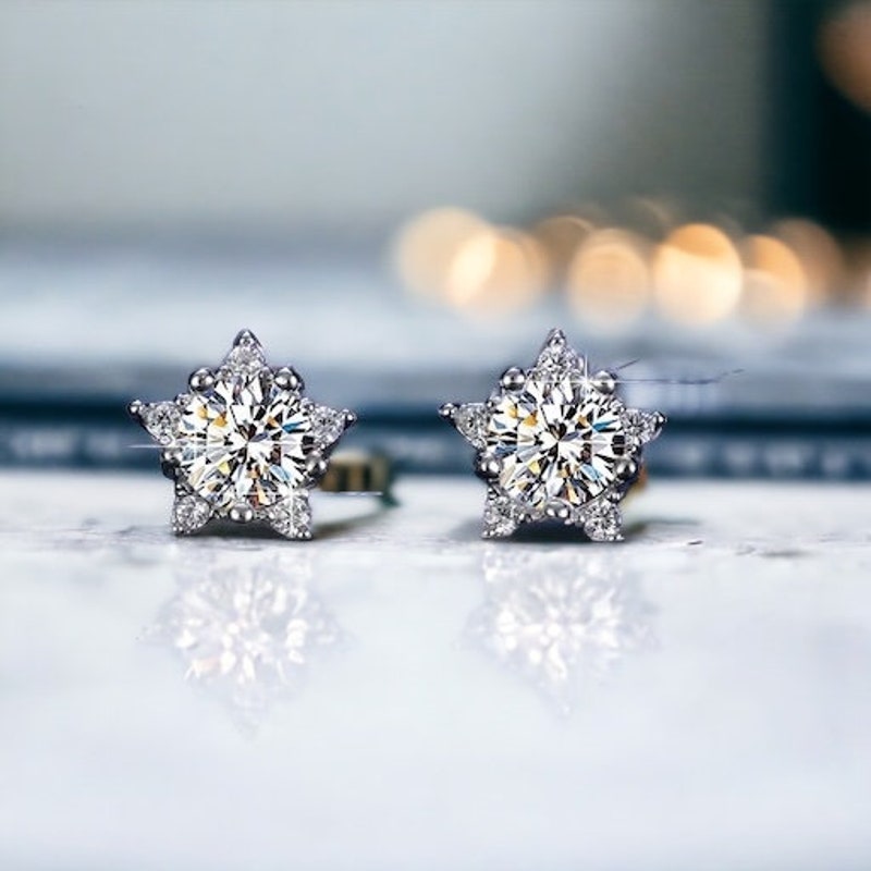 Star Earrings - Etsy