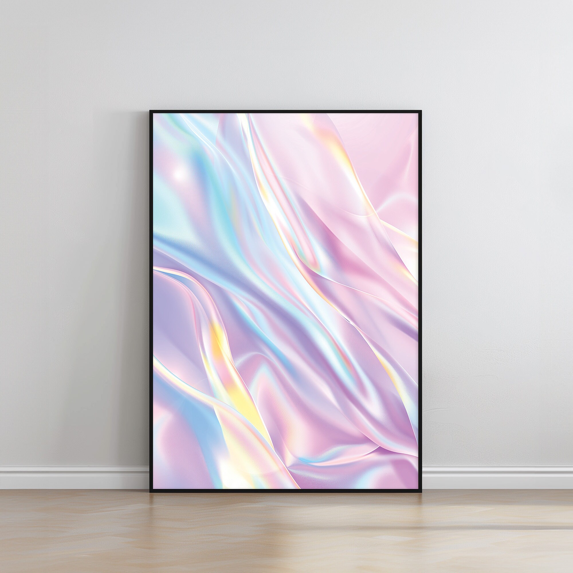 Metallic Aura Poster - Vibrant Chrome Holographic Poster - Trendy ...