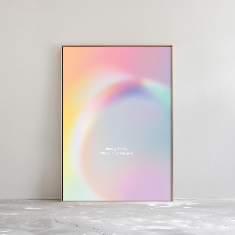 Energy flows where attention goes - Etsy.de