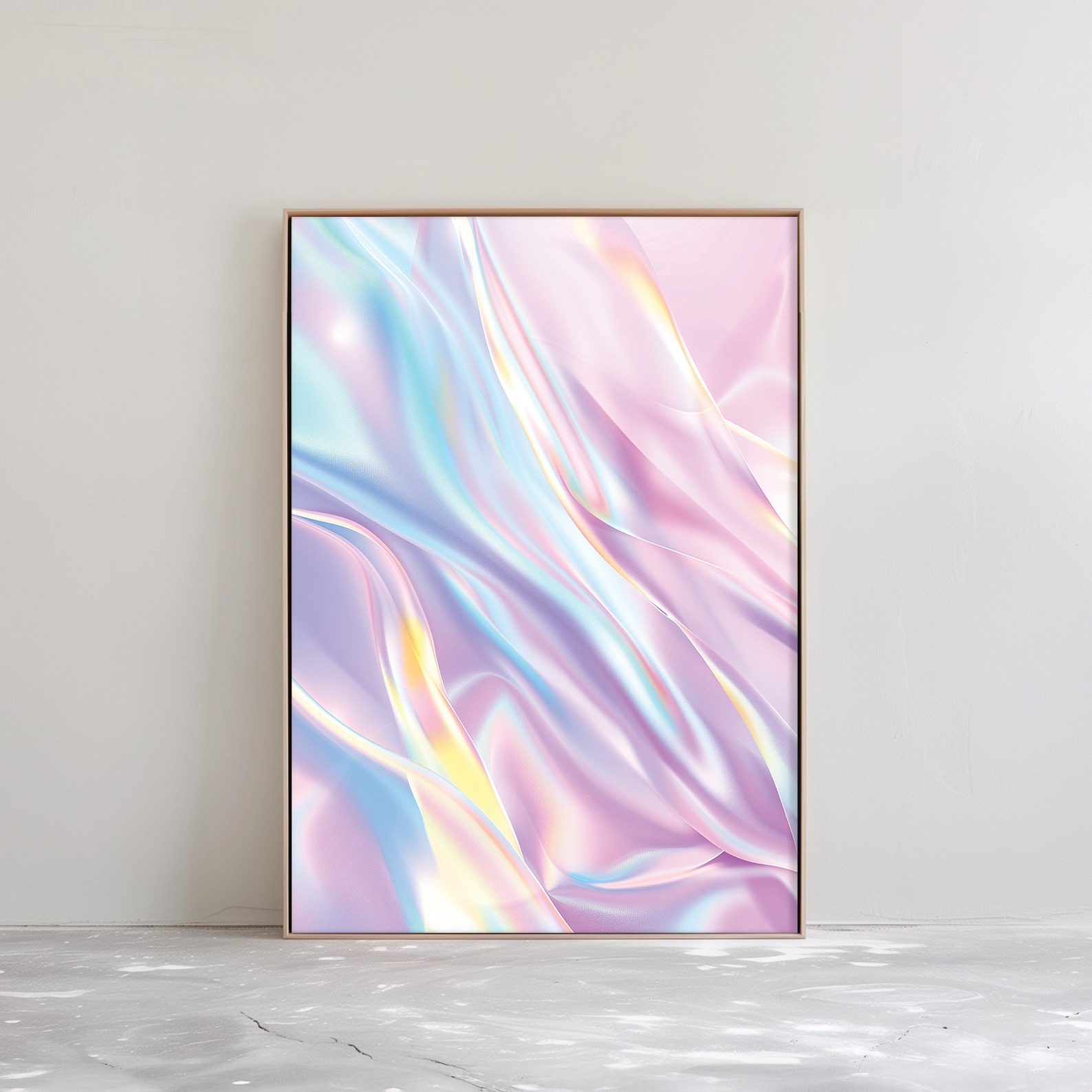 Metallic Aura Poster - Vibrant Chrome Holographic Poster - Trendy ...