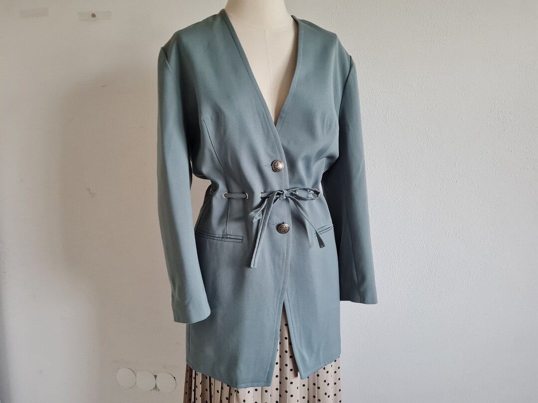 Vintage Jacket Long Jacket 90s Made in France - Etsy