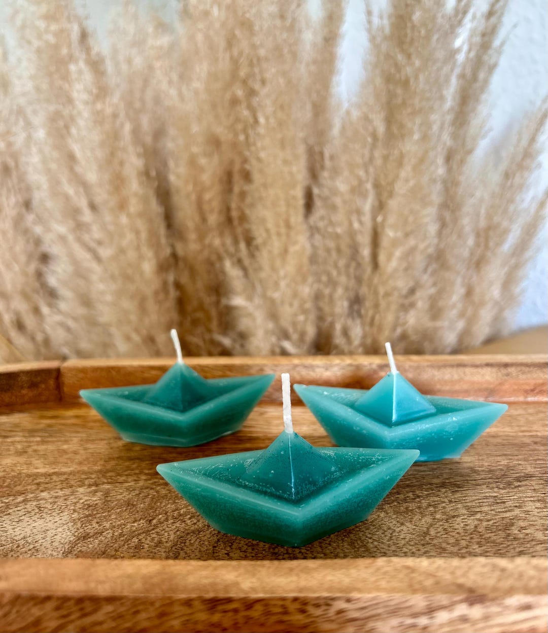 Set of 3 Floating Boat Candles, Maritime Decoration Wedding, Guest ...
