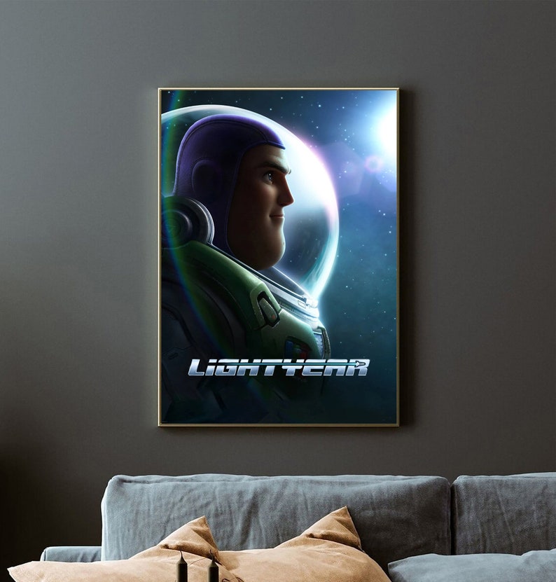 Lightyear 2022 Buzz Lightyear Animation Movie Cover Poster Lightyear ...