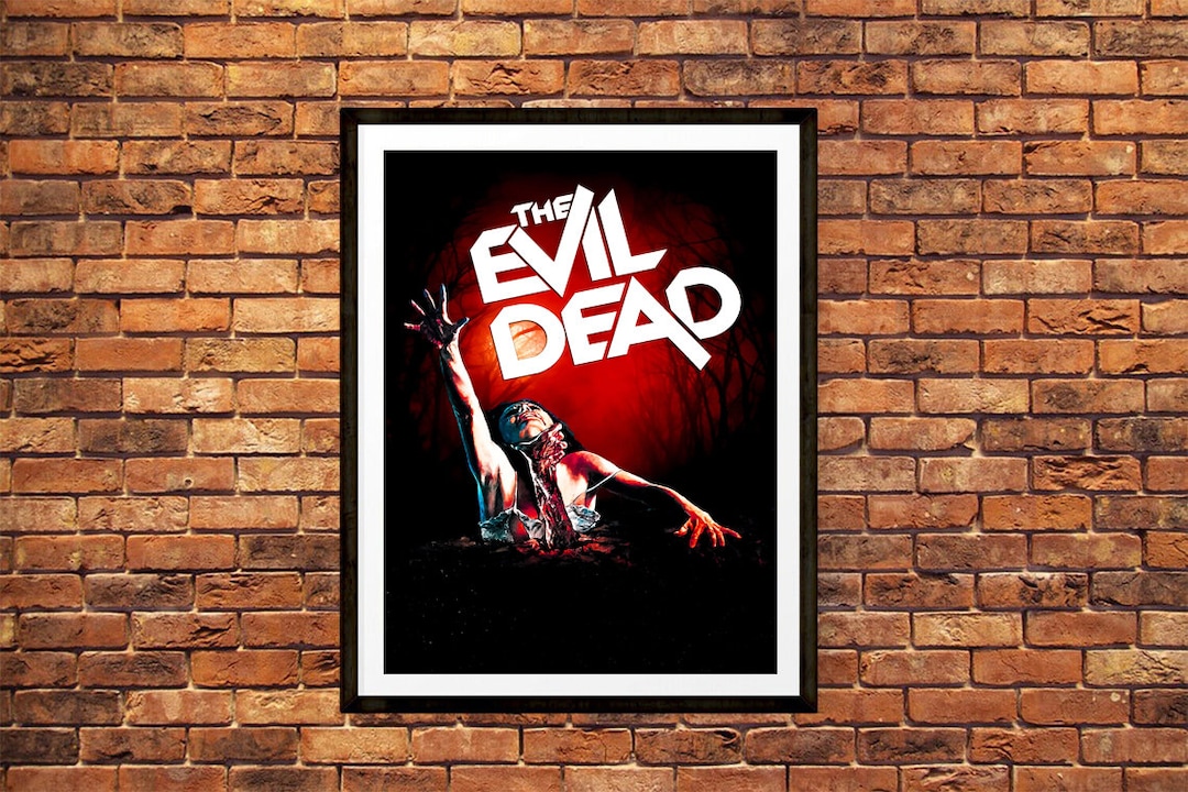 The Evil Dead 1981 Horror Movie Cover Poster the Evil Dead Classic ...