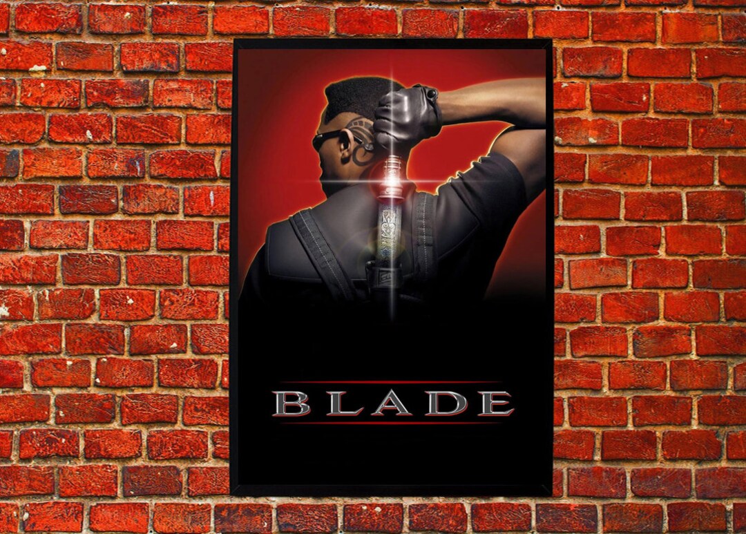 Blade 1998 Movie Poster Action Hero Poster Canvas Matte Silk A1 A2 A3 ...