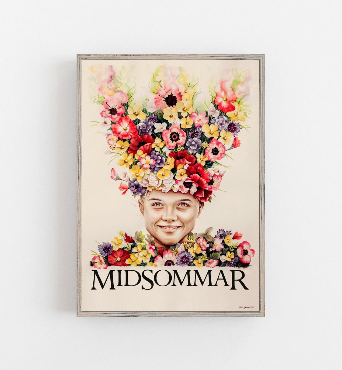 Midsommar 2019 Artwork Movie Cover Poster Midsommar Movie Poster Print ...