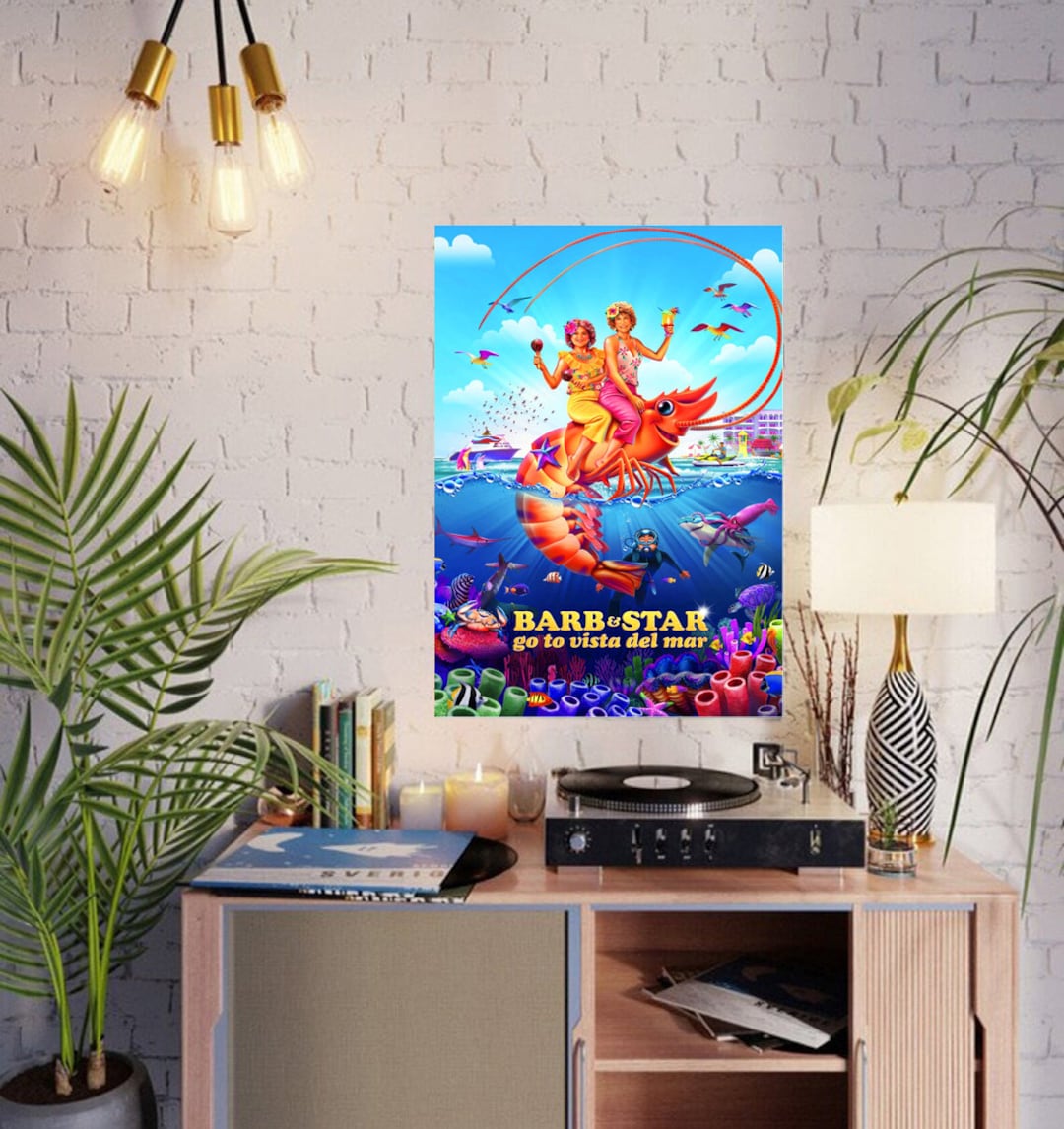 Barb and Star Go to Vista Del Mar 2021 Movie Poster Barb and Star Go to ...