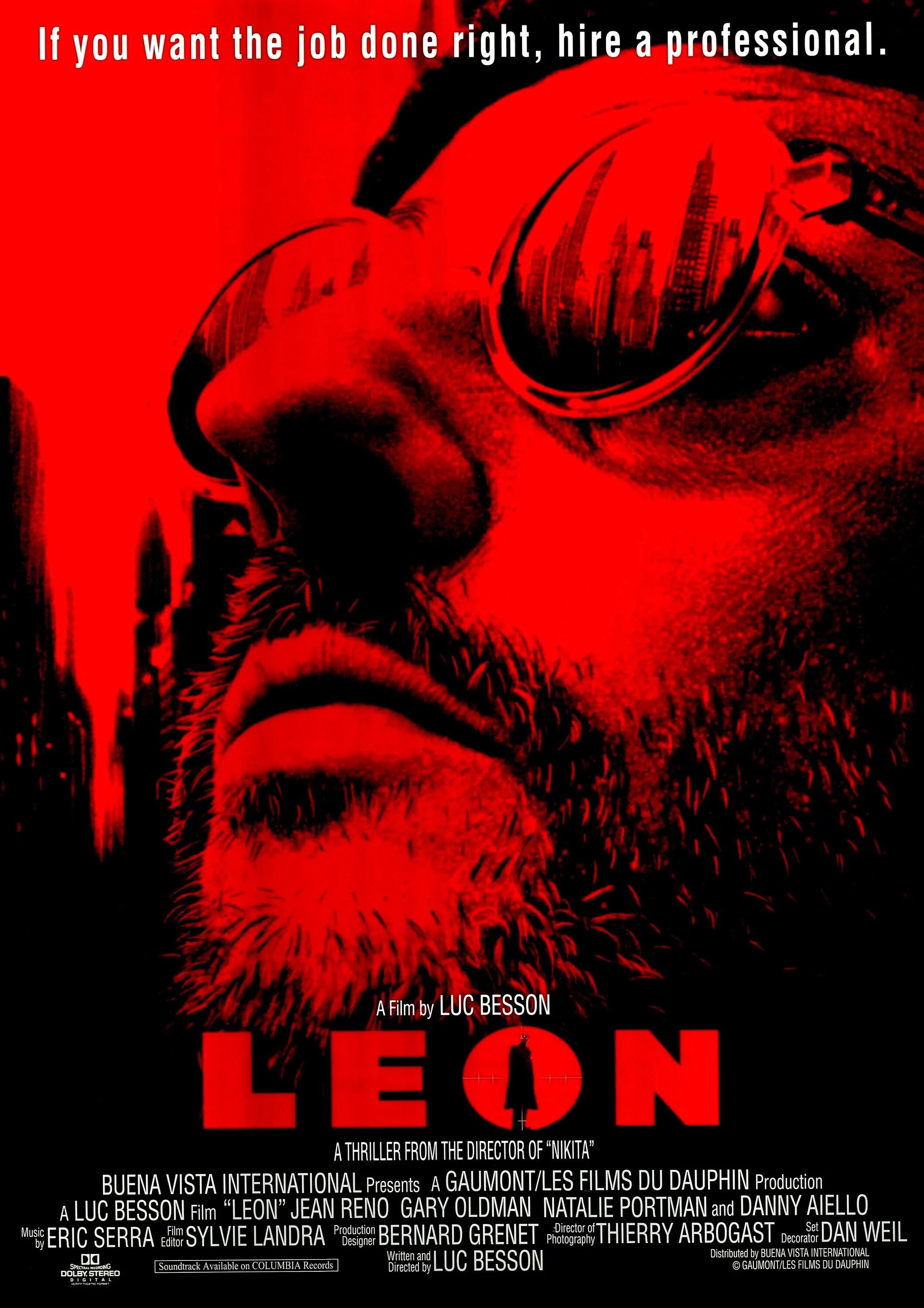 Léon the Professional 1994 Movie Cover Poster Léon the Professional ...
