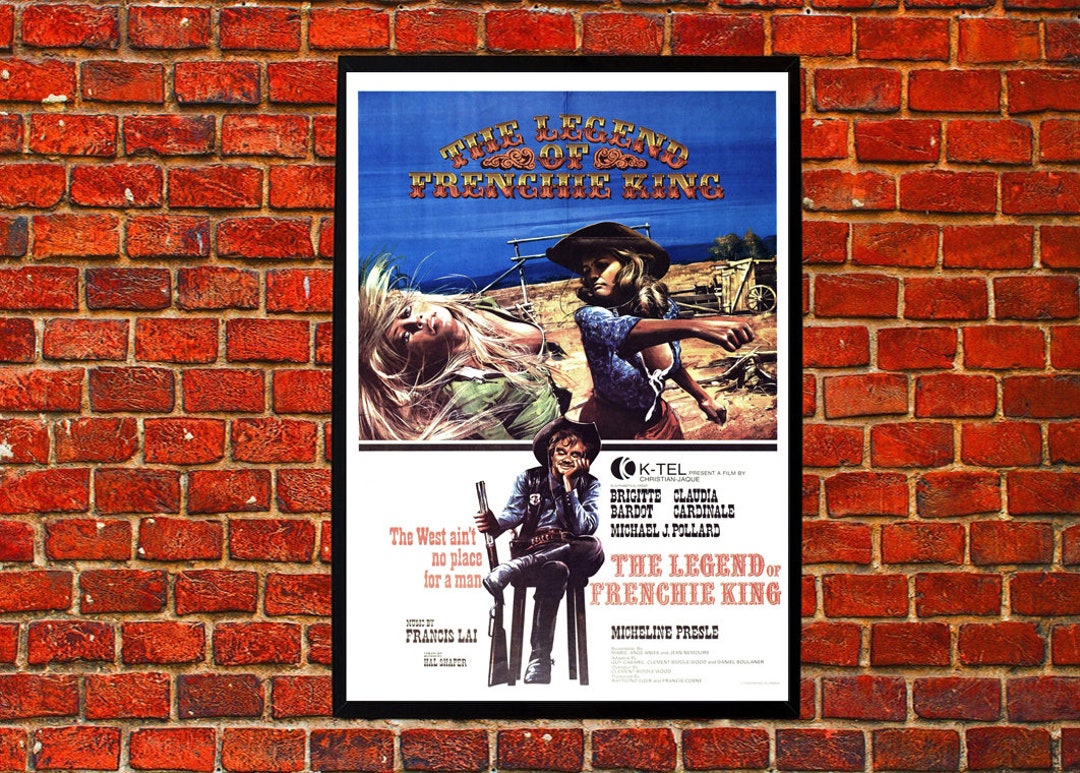 The Legend of Frenchie King 1971 Movie Poster Canvas Matte Silk A1 A2 ...