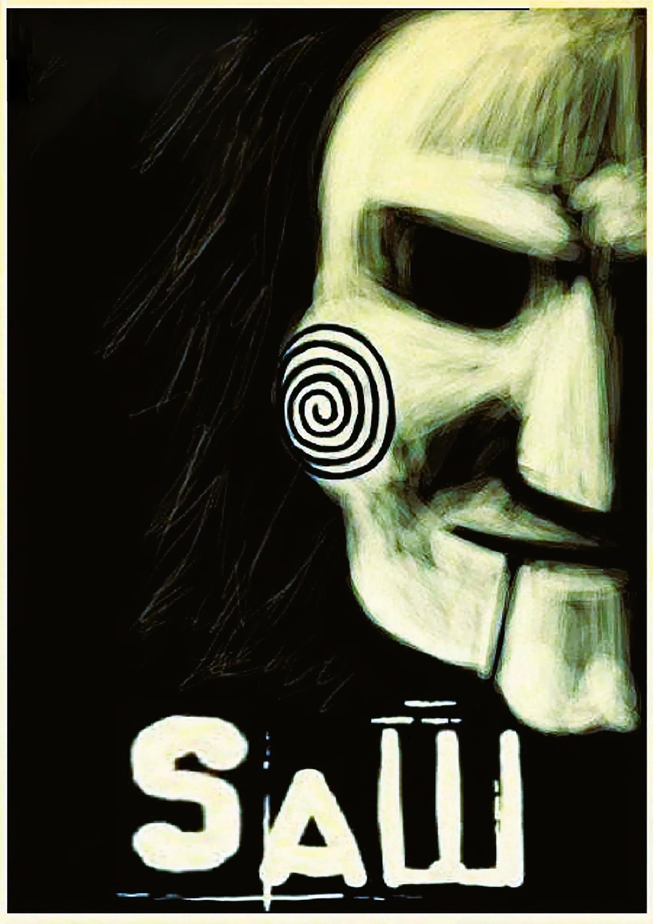 Saw 2004 Horror Movie Poster Canvas Matte Silk A1 A2 A3 A4 A5 A6 11х17 ...