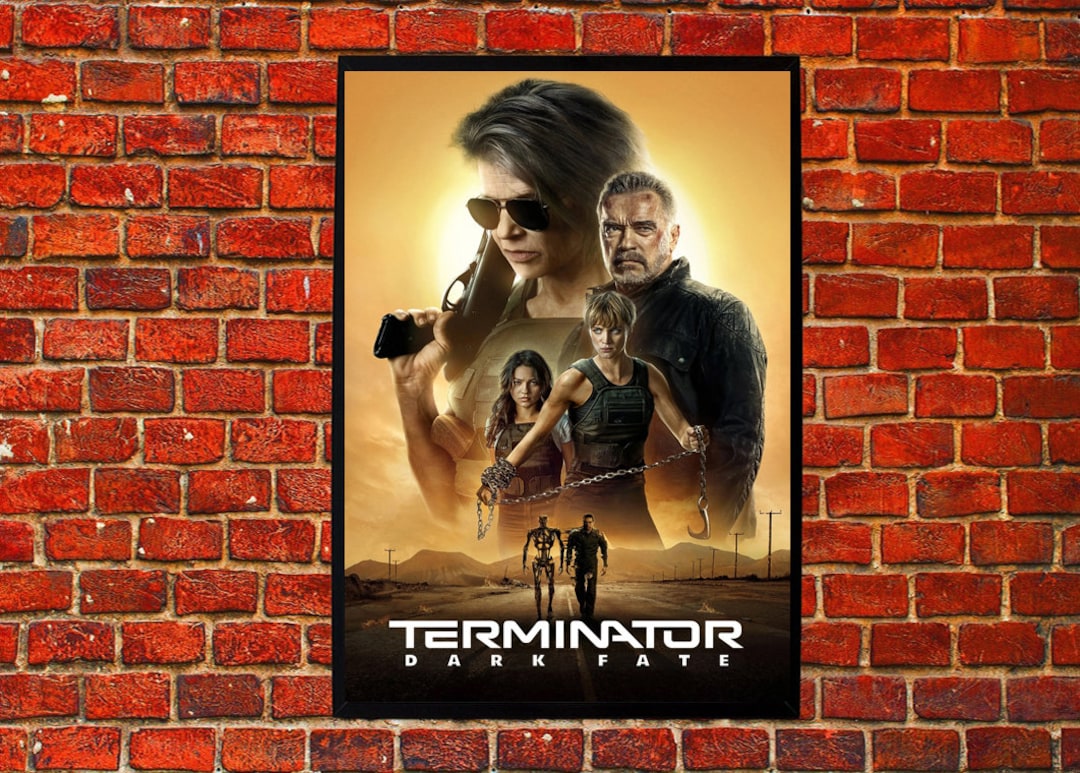 Terminator Dark Fate 2019 Movie Poster Canvas Matte Silk A1 A2 A3 A4 A5 ...