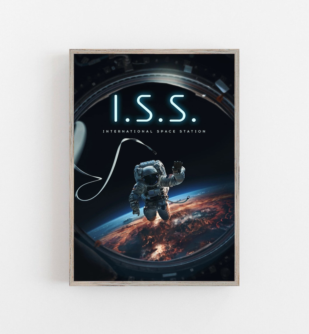 I.S.S. 2024 Sci-fi Movie Poster Canvas Matte Silk A1 A2 A3 A4 A5 A6 ...