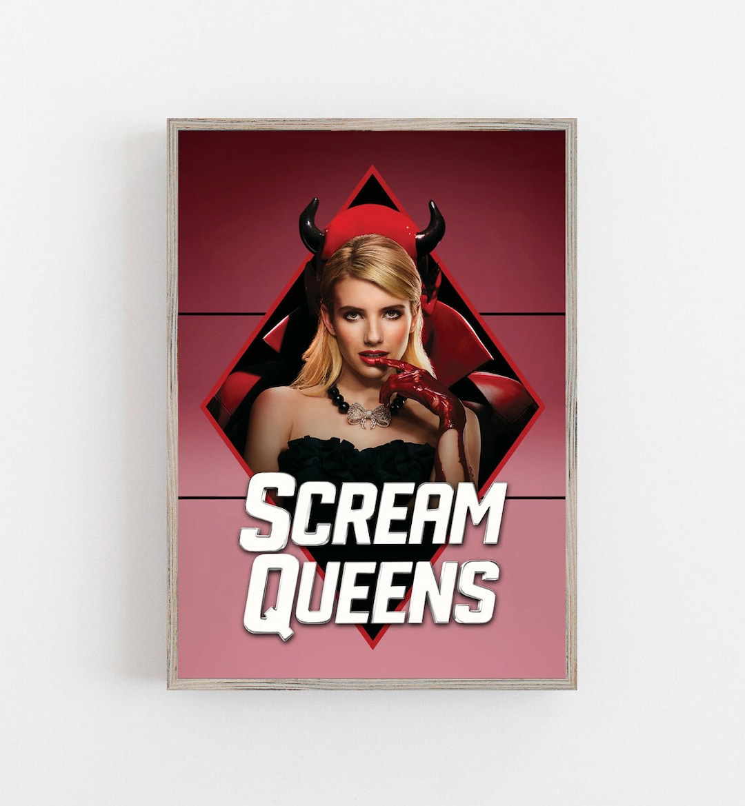 Scream Queens 2015 TV Series Poster Canvas Matte Silk A1 A2 A3 A4 A5 A6 ...