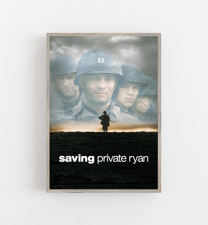 Saving Private Ryan 1998 Movie Poster Canvas Matte Silk A1 A2 A3 A4 A5 ...