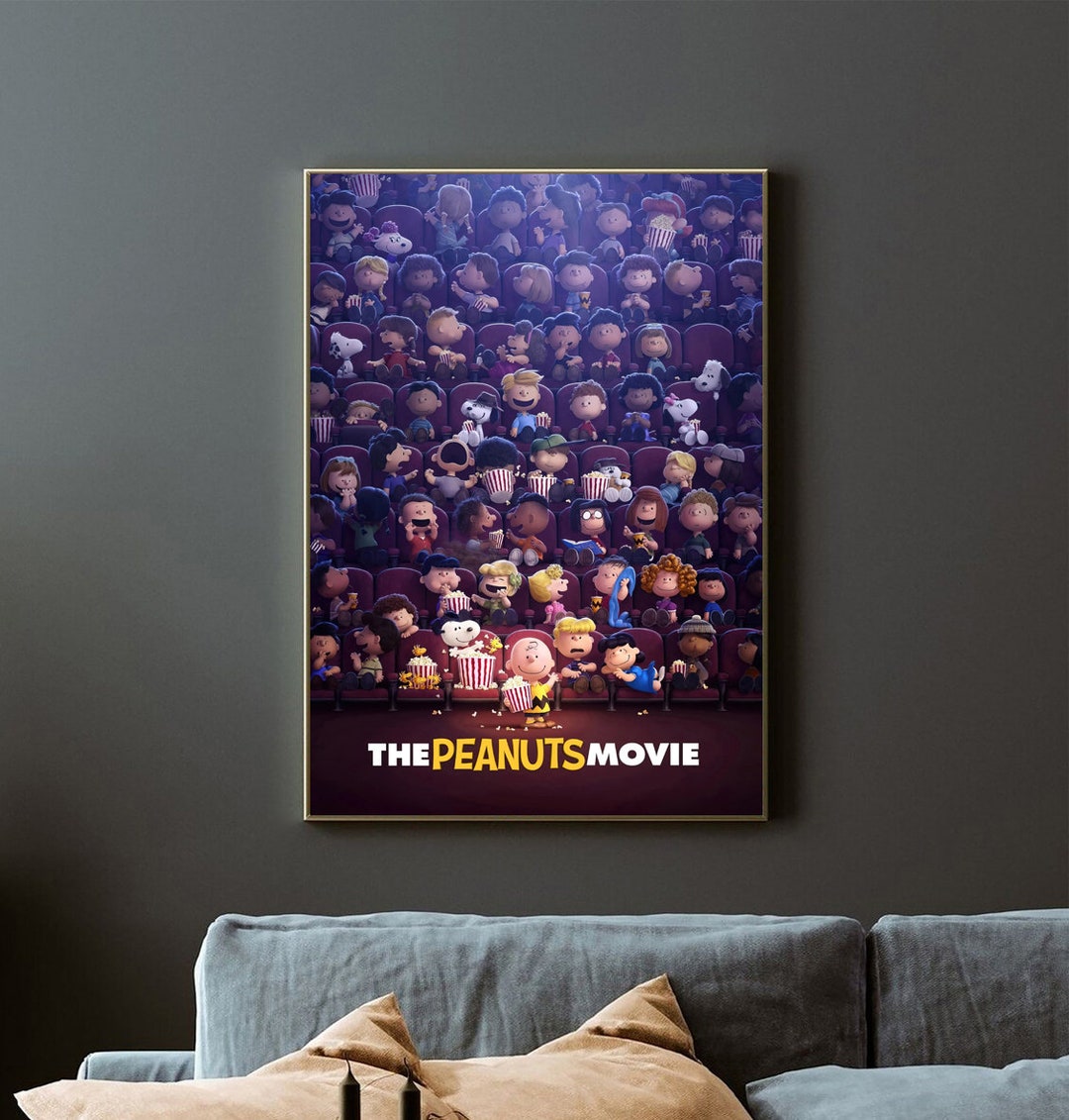 The Peanuts Movie 2015 Animated Film Poster Canvas Matte Silk A1 A2 A3 ...