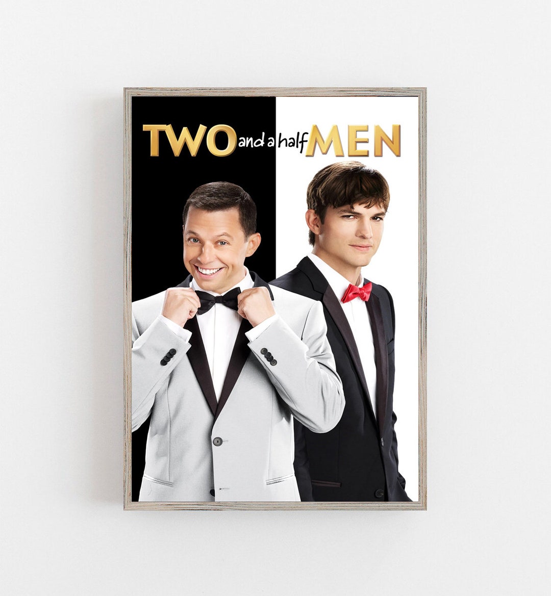 Two and a Half Men 2003 Wall Art Print American Tv Series Two and a ...