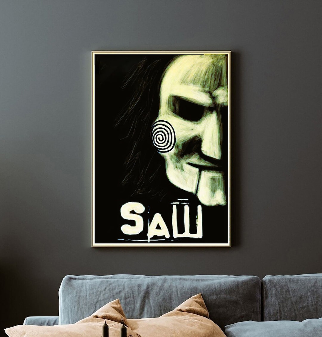 Saw 2004 Horror Movie Poster Canvas Matte Silk A1 A2 A3 A4 A5 A6 11х17 ...