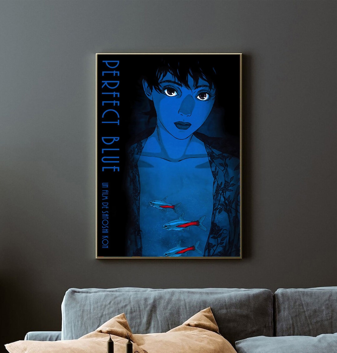 Perfect Blue 1998 Anime Movie Cover Poster Canvas Matte Silk A1 A2 A3 ...