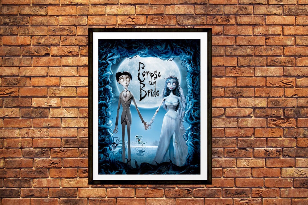Corpse Bride 2005 Animated Horror for Children Movie Cover Poster ...