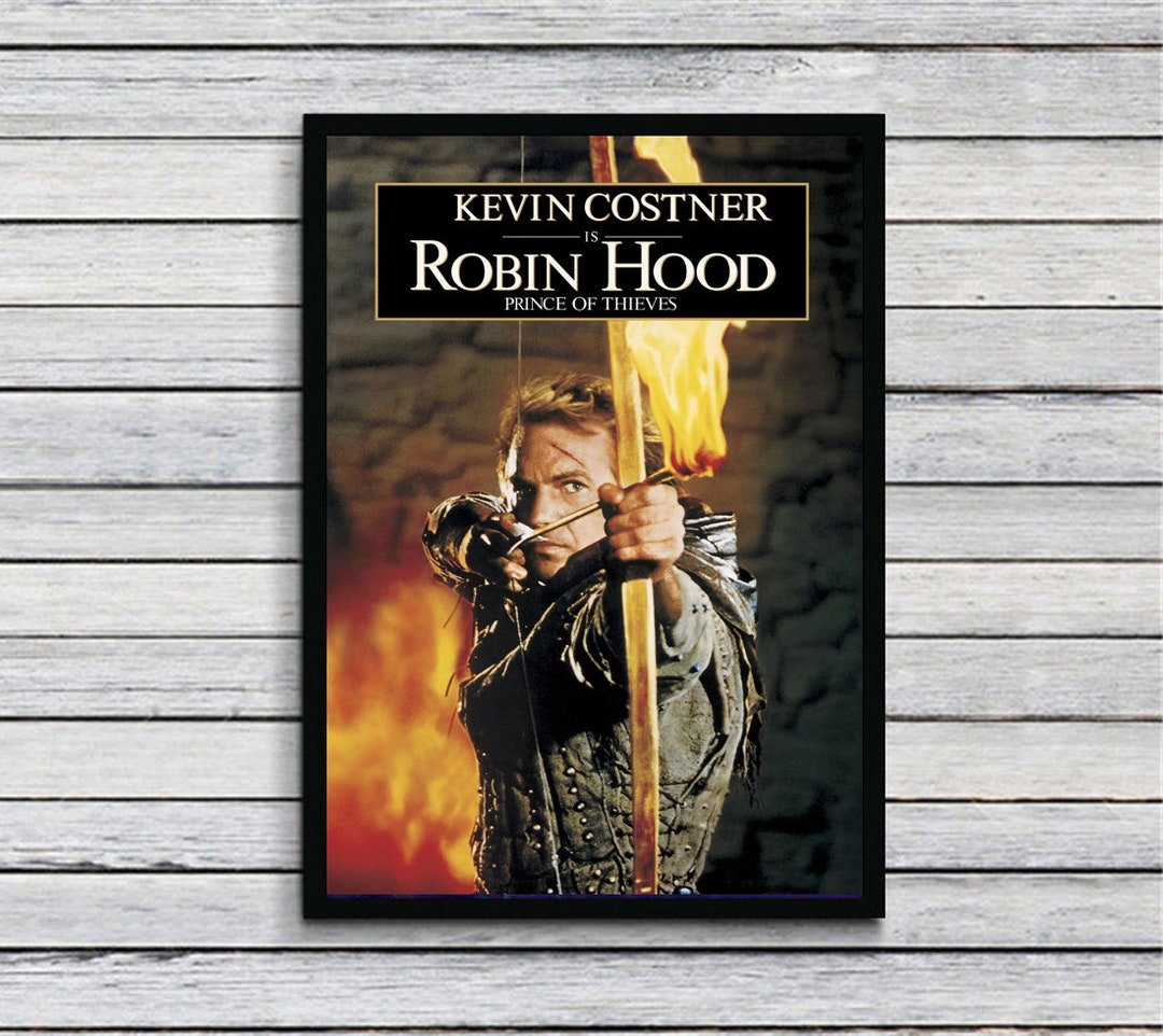 Robin Hood Prince of Thieves 1991 Movie Poster Canvas Matte Silk A1 A2 ...