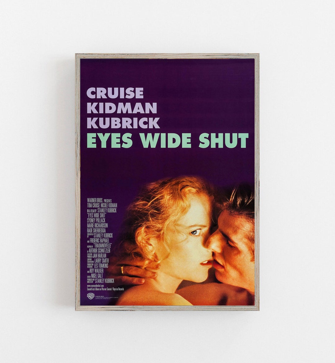 Eyes Wide Shut 1999 Movie Poster Canvas Matte Silk A1 A2 A3 A4 A5 A6 ...