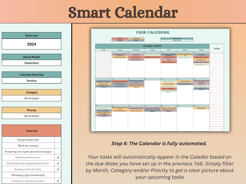 Excel 365 Task Priority Tracker Eisenhower Matrix Google Sheets Urgent ...