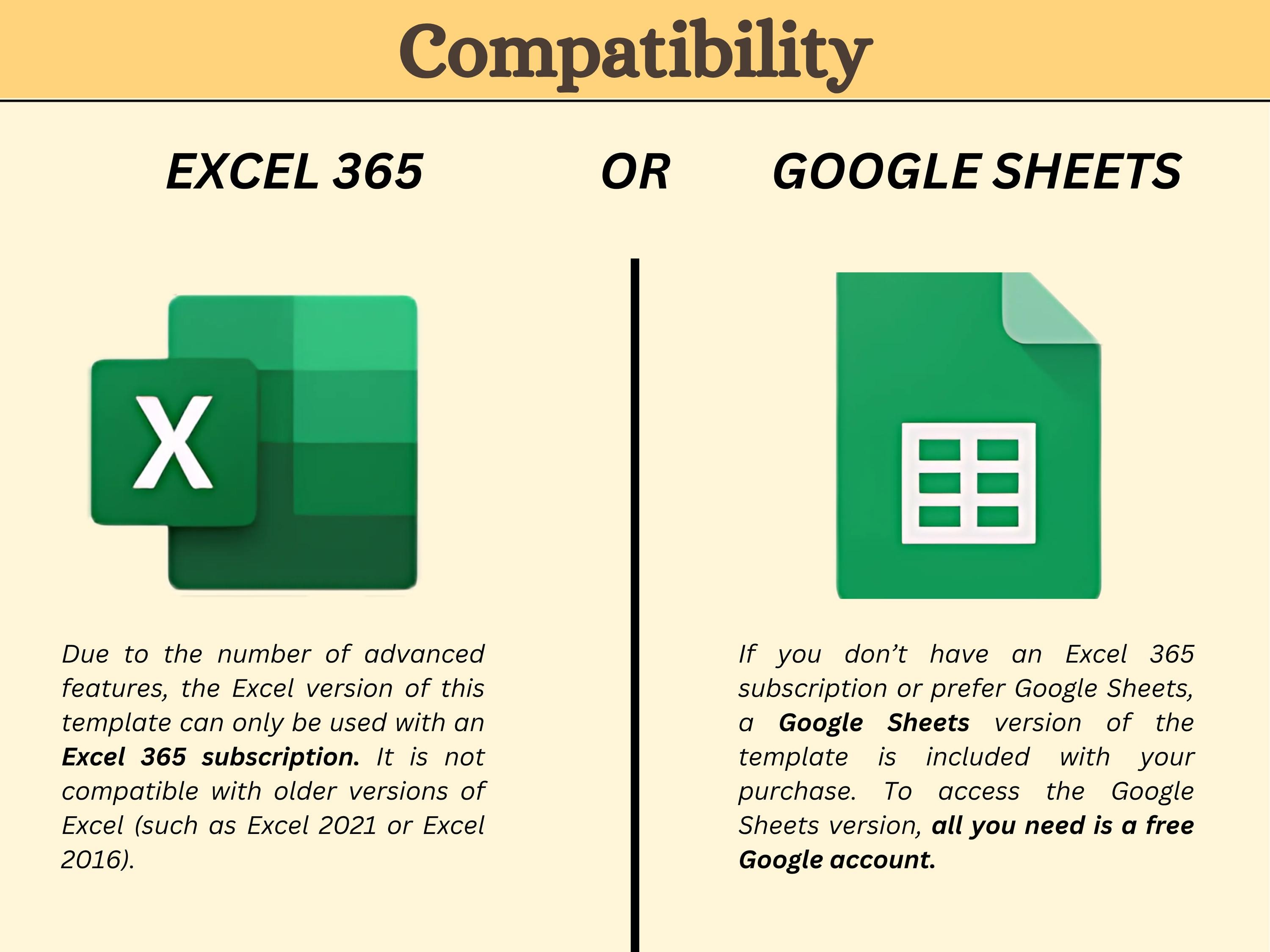 Yearly Habit Tracker Spreadsheet for Google Sheets & Excel 365 - Winter ...