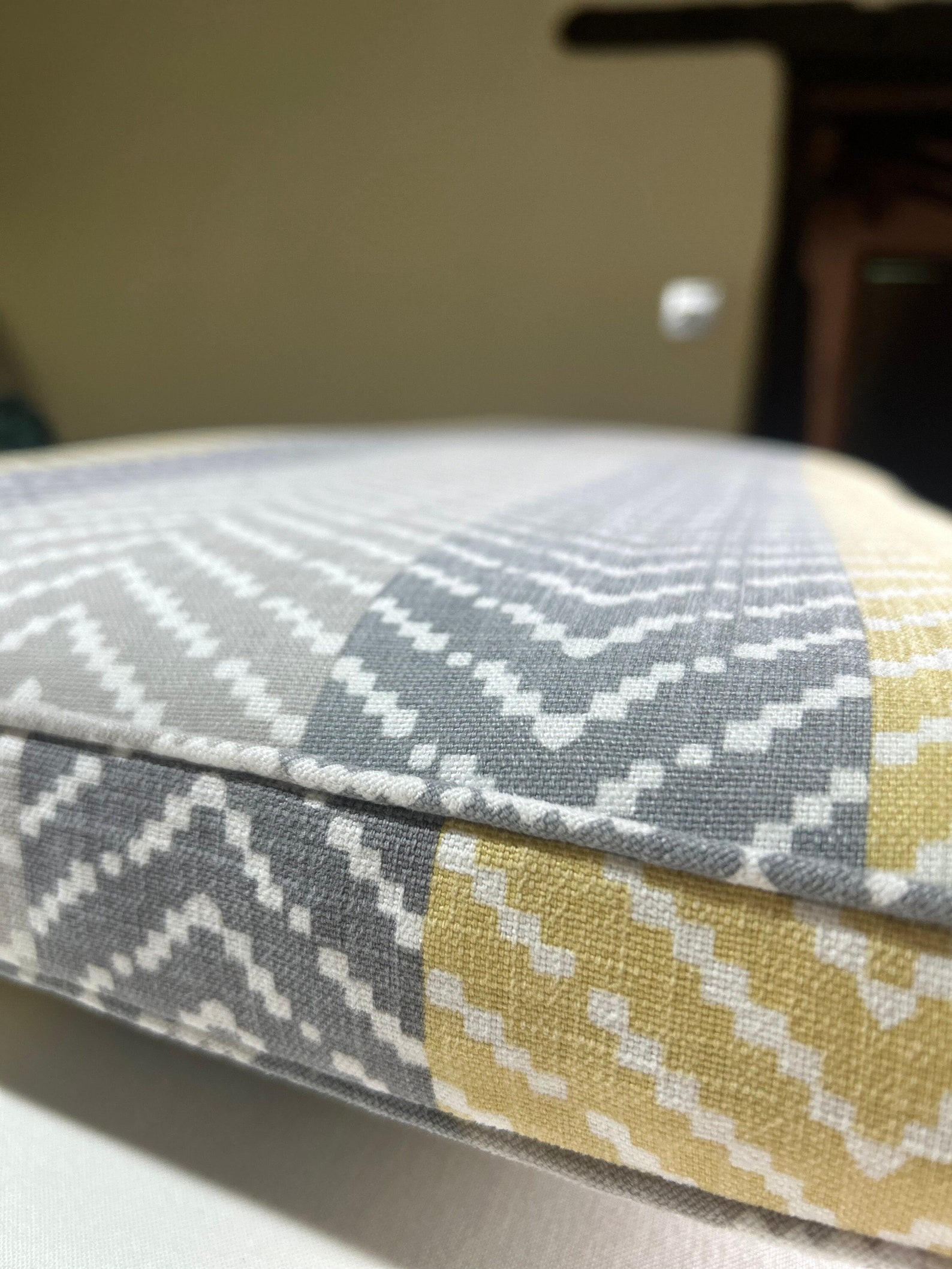 Box Bench Cushions Made to Measure With Foam or Feather Cushion. Ideal ...