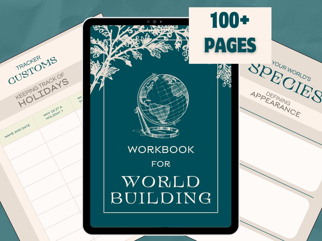 WORLD BUILDING WORKBOOK | Writing Planner, Fantasy World Building ...