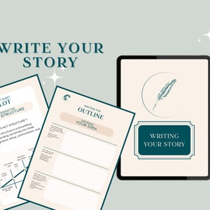 THE WRITER PLANNER | Writing Workbook and Word Count Tracker ...