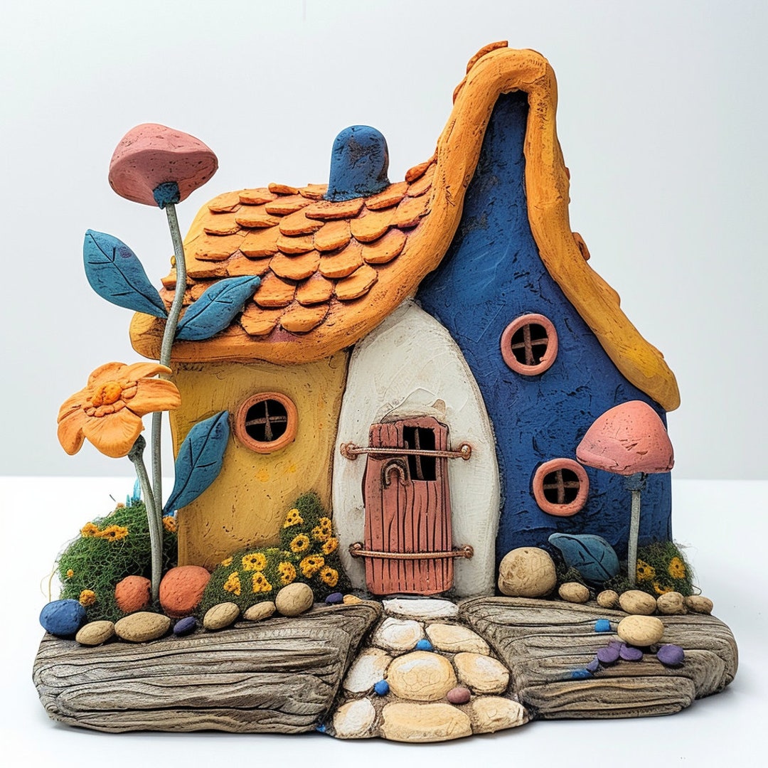Clay Miniature Cottagecore Houses for Rural Retreats - Etsy