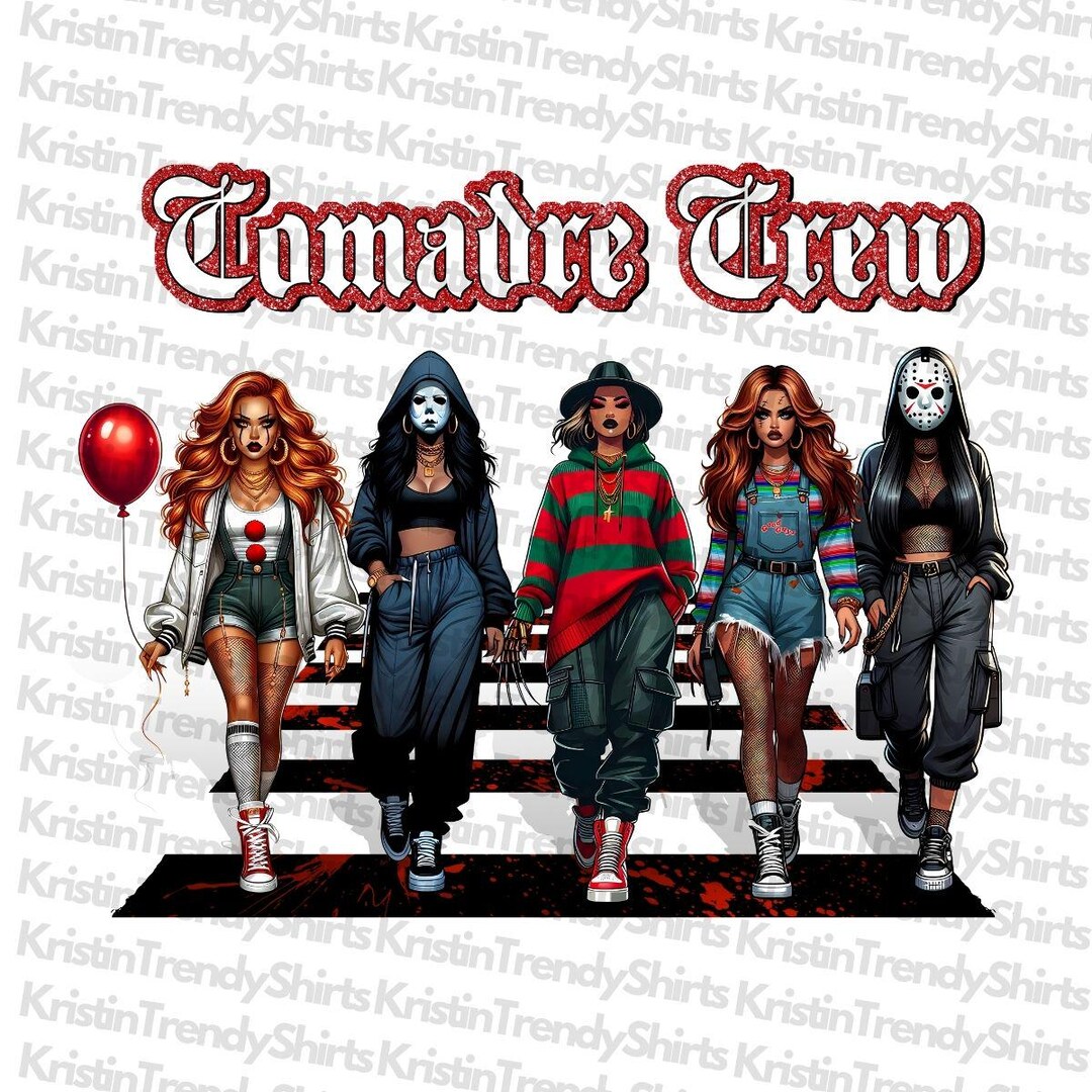 Comadre Horror Movie Friends Png, the Slayer Scary Halloween Png ...