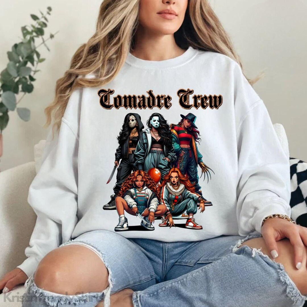 Comadre Crew Horror Movie Png, Girls Movie Killer Png, Halloween Horror ...