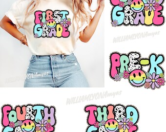 Retro Back to School Png, Kindergarten, First Day of School, School Png ...