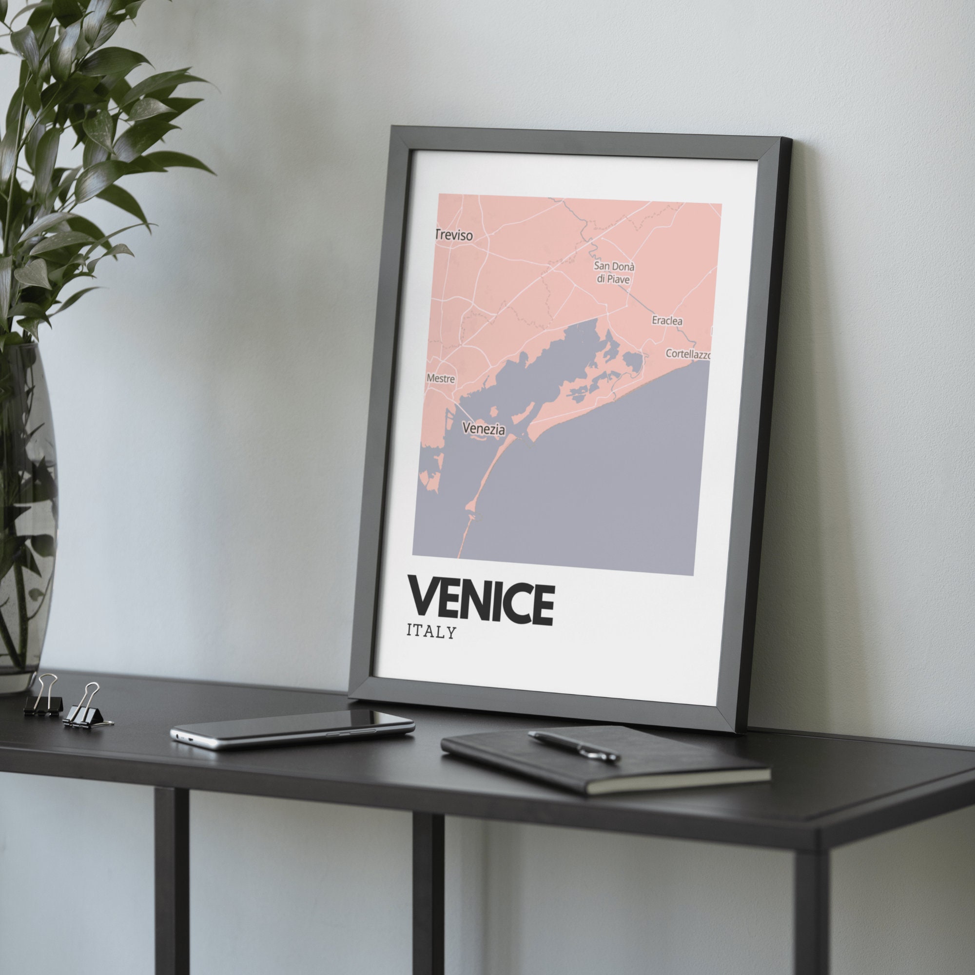 Custom City Map, Digital Download Custom Map Print, Custom Locations ...