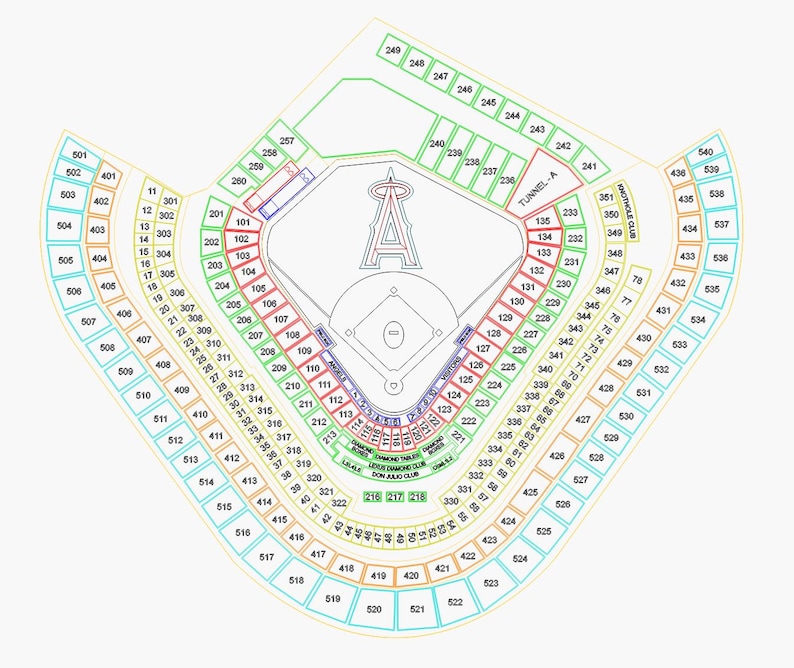 LAA Stadium 3D Layered Laser Cut File 6-layer Baseball Sign Svg, Dxf ...