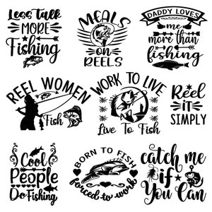 Ultimate Fishing Laser Cut File Bundle 121 Fishing Themed Designs .AI ...