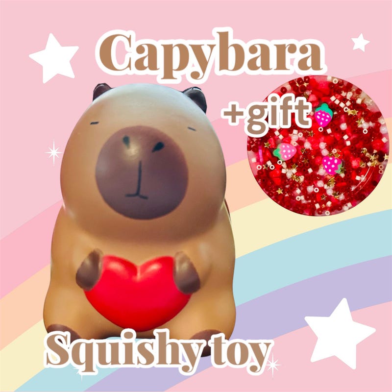 Capybara Squishy - Etsy UK