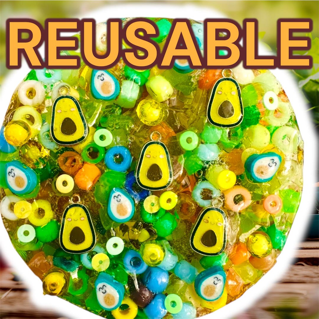 REUSABLE Avocado Picky Pad: Fidget Toy, Stress Relief, Skin Picking ...