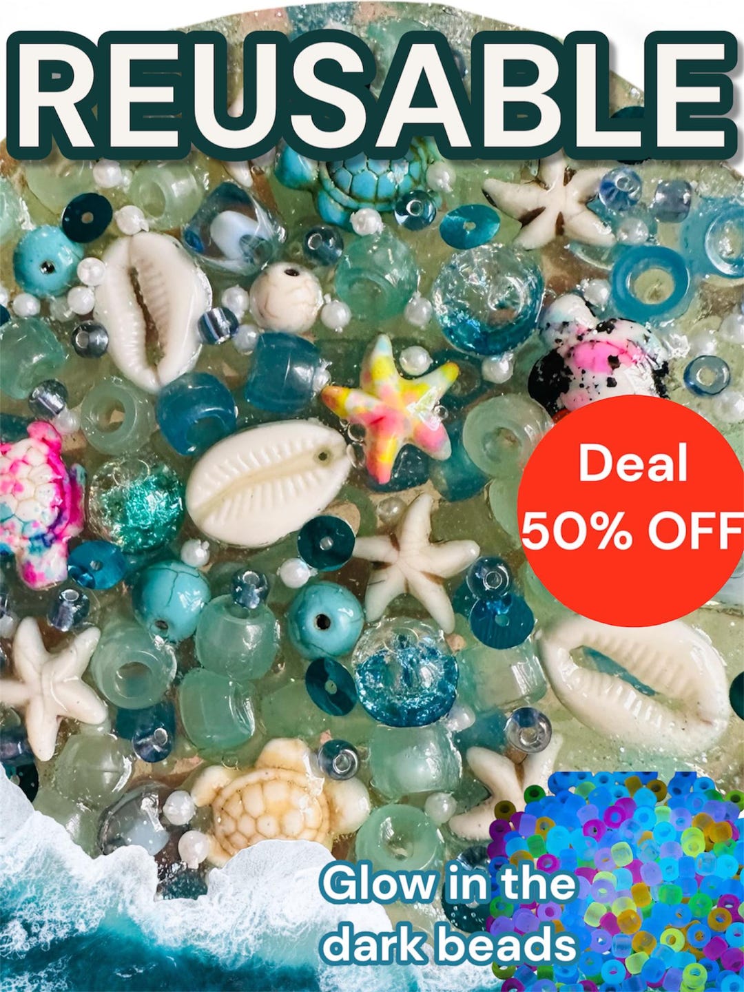 REUSABLE Sea Starfish Turtle Picky Pad: Skin Picking Alternative ...